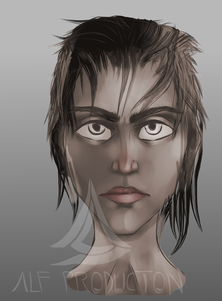 alf anas - main girl character design