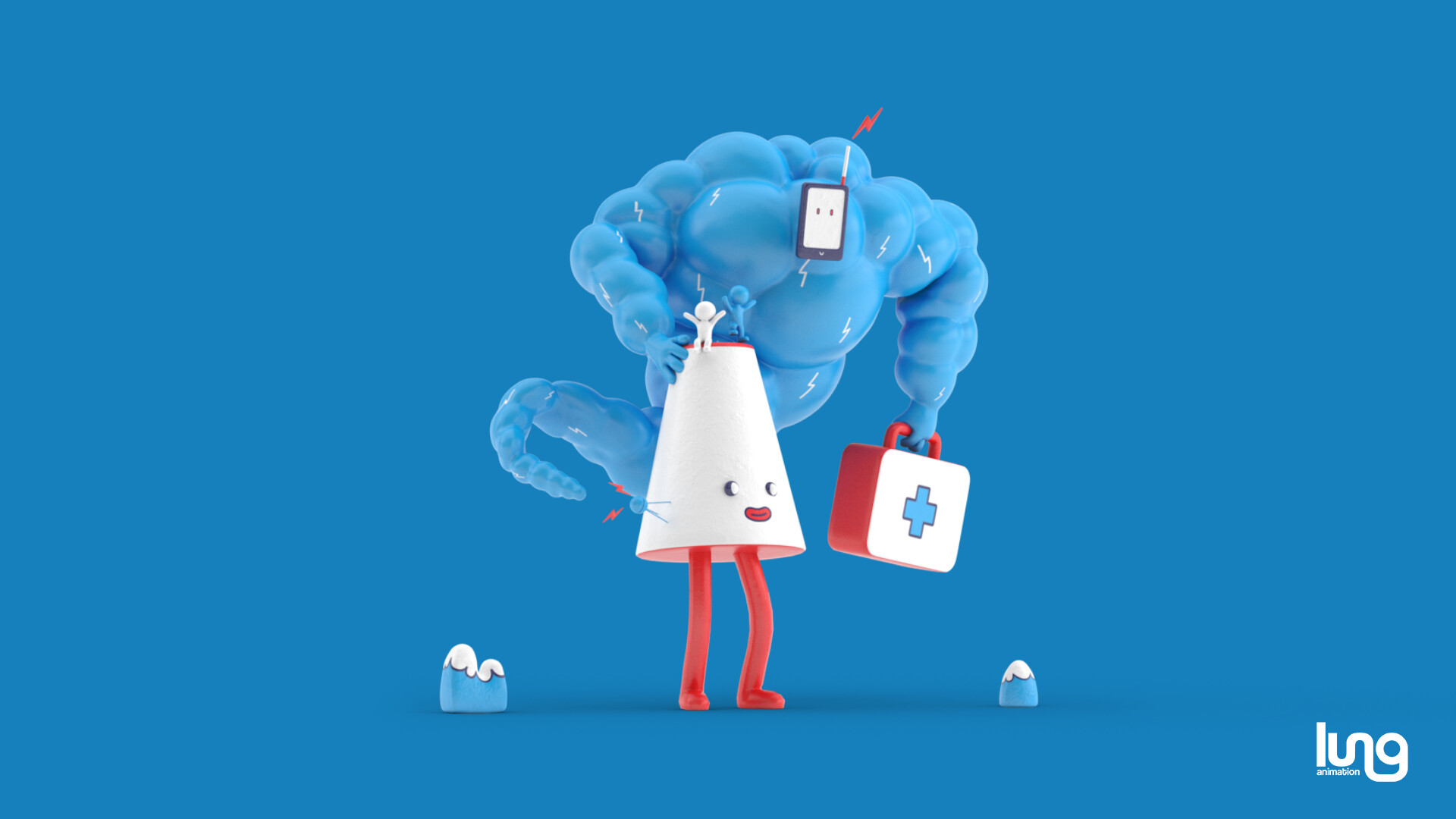 Lung Animation - Mobile World Congress 2018