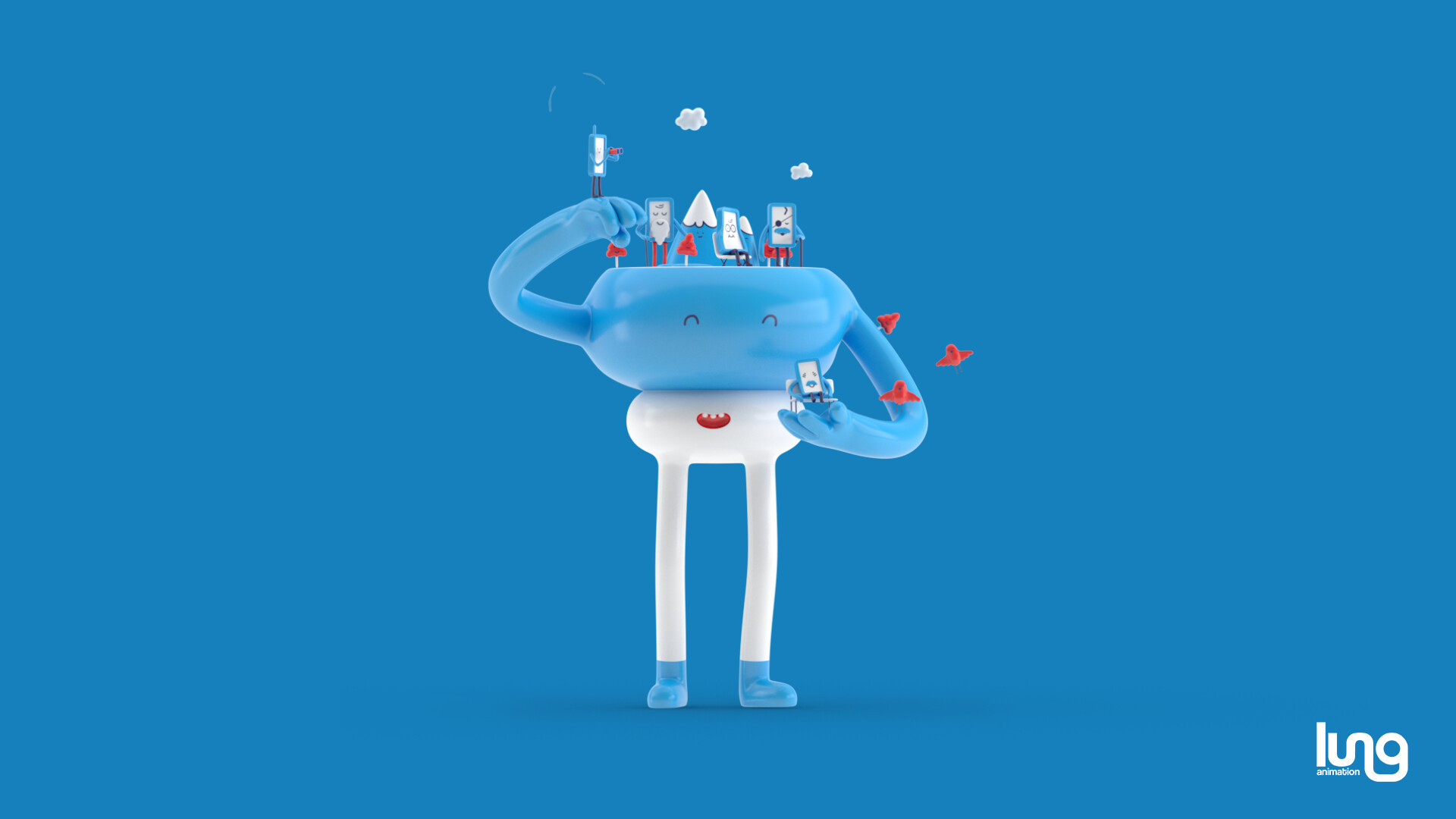 Lung Animation - Mobile World Congress 2018