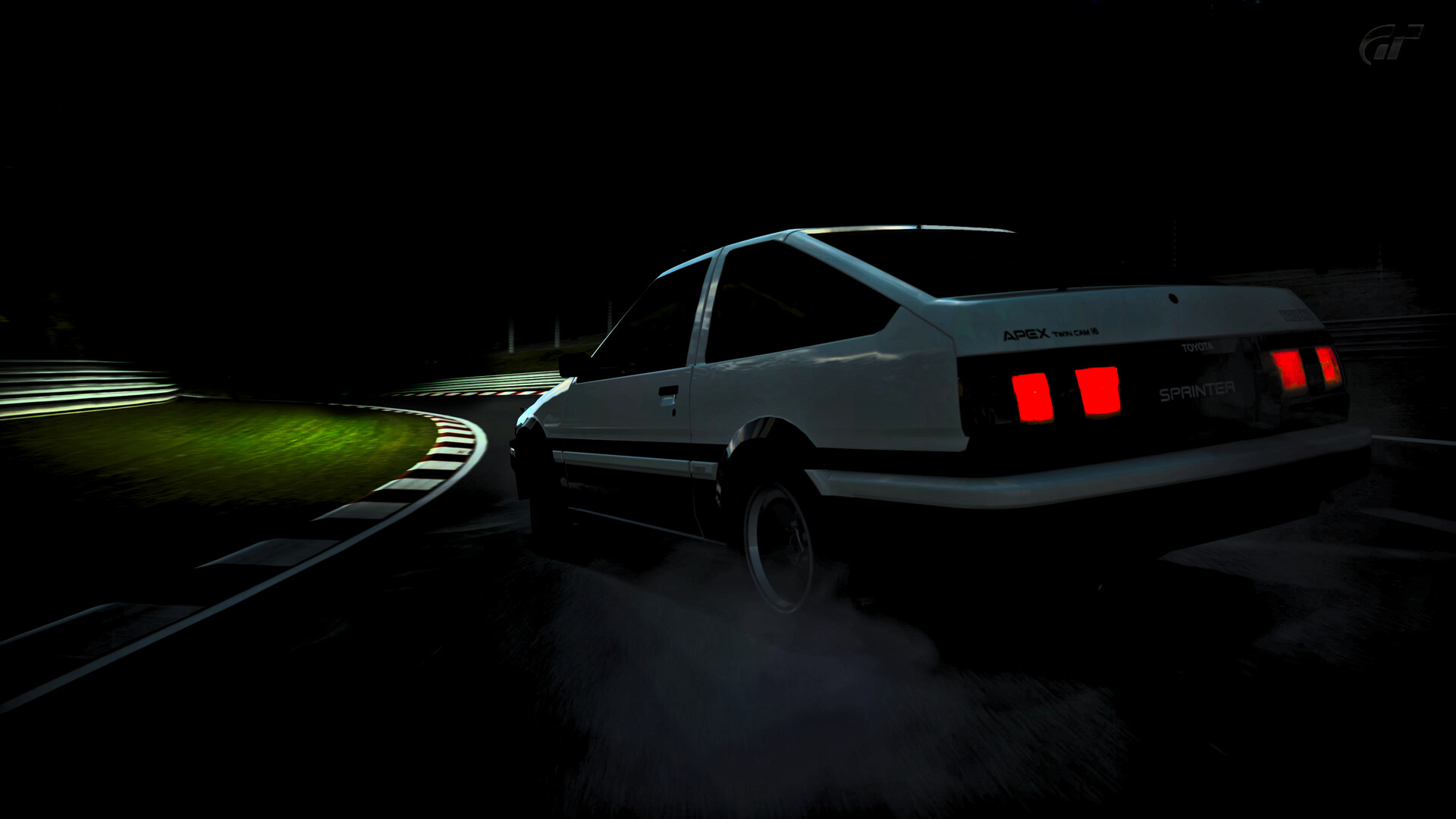 ArtStation - Toyota Sprinter Trueno AE86 (Night drift)