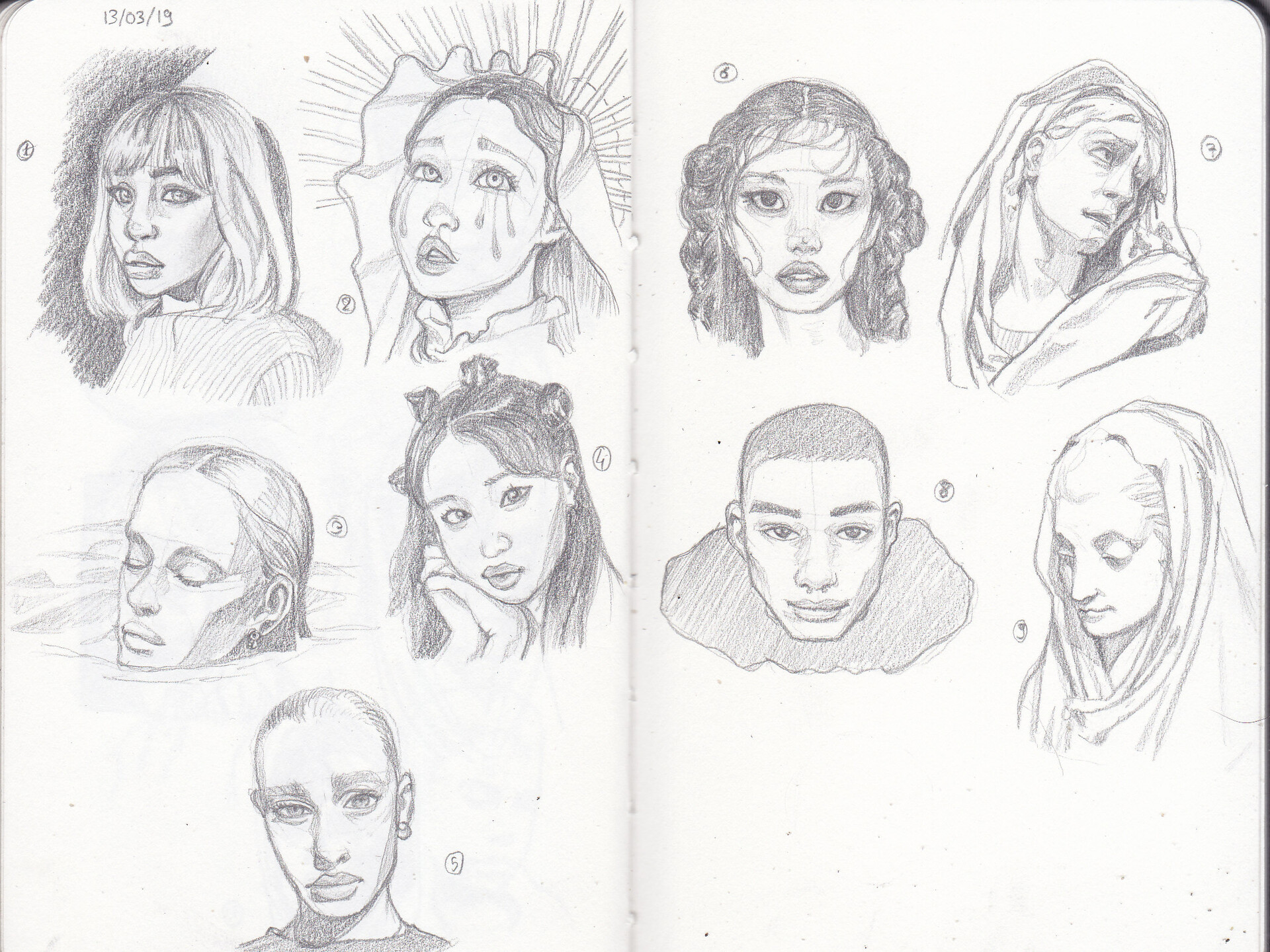 ArtStation - 100 Heads Challenge