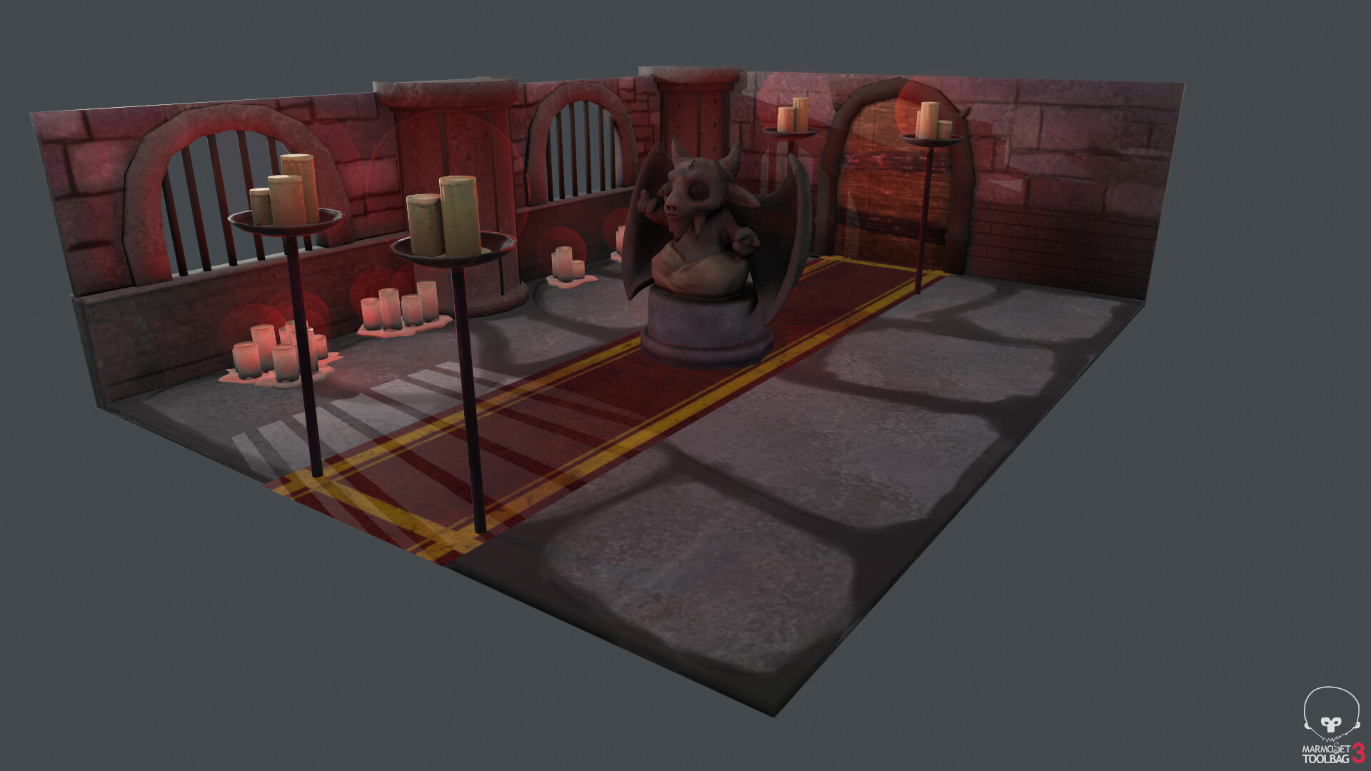 ArtStation - 3D dungeon room