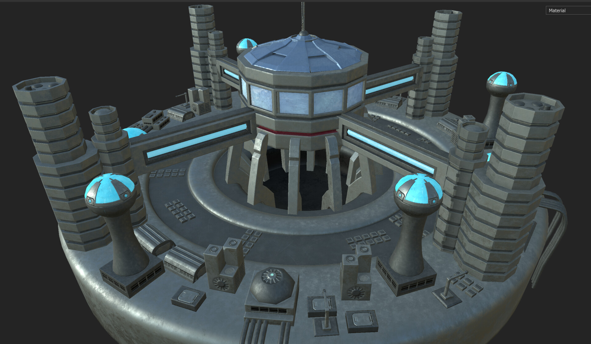 ArtStation - Stargate:Atlantis Asura Buildings