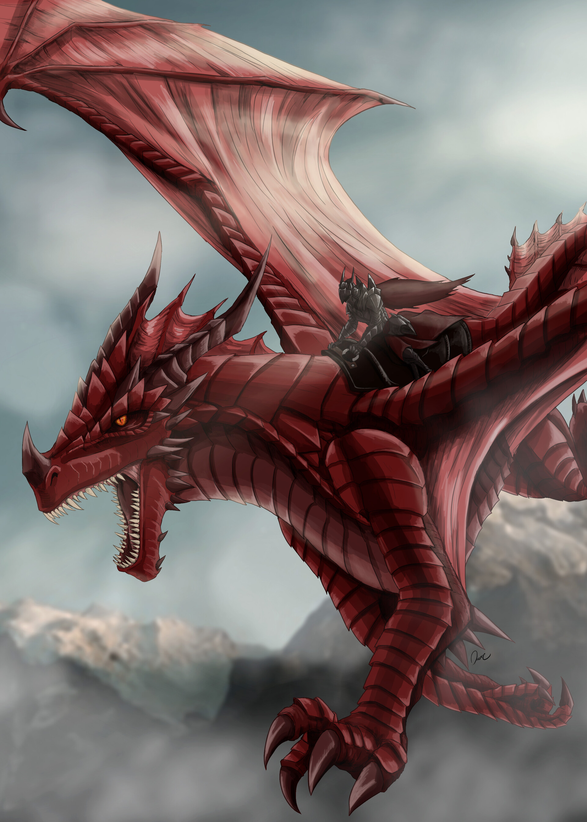 ArtStation - Dragonriders 1/2