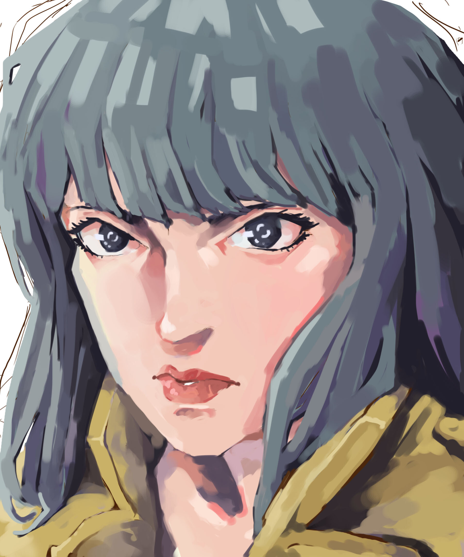 Samuel Anugrah Andre - Major Kusanagi (Ghost In The Shell fan art)