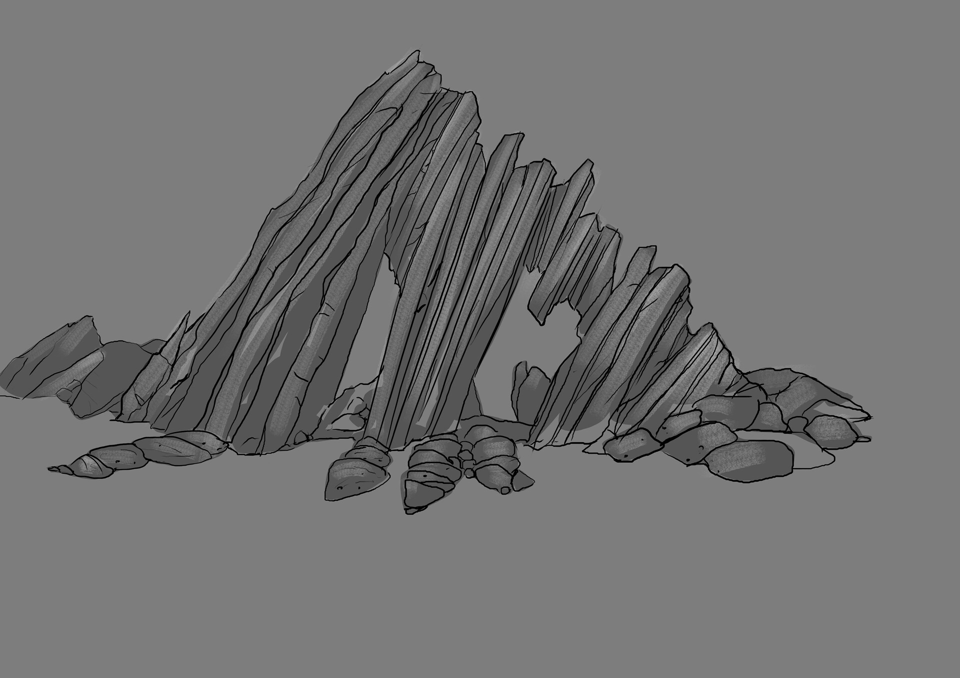 ArtStation - Rocks Study