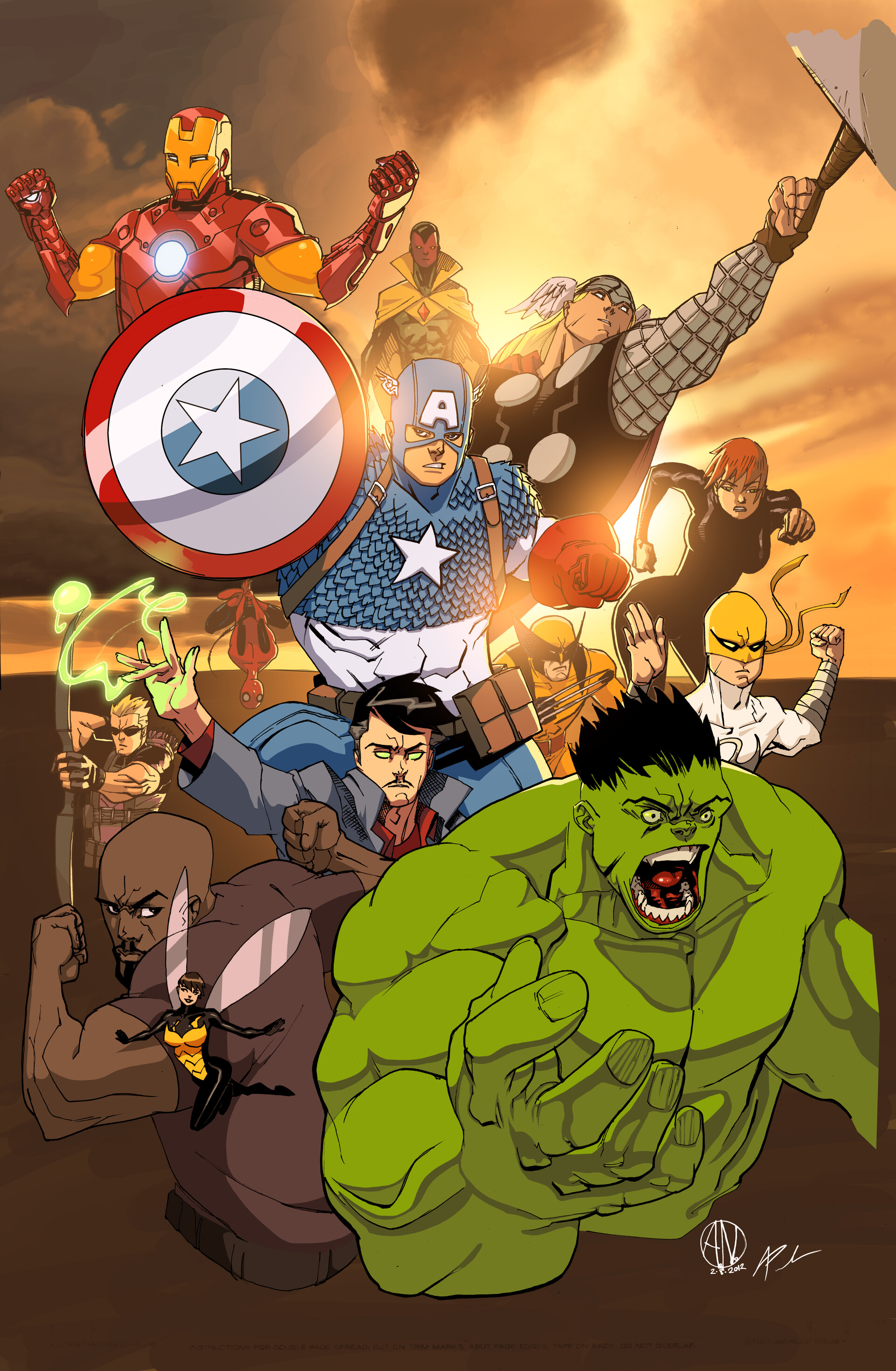 Andy Poole - Various Colour Art