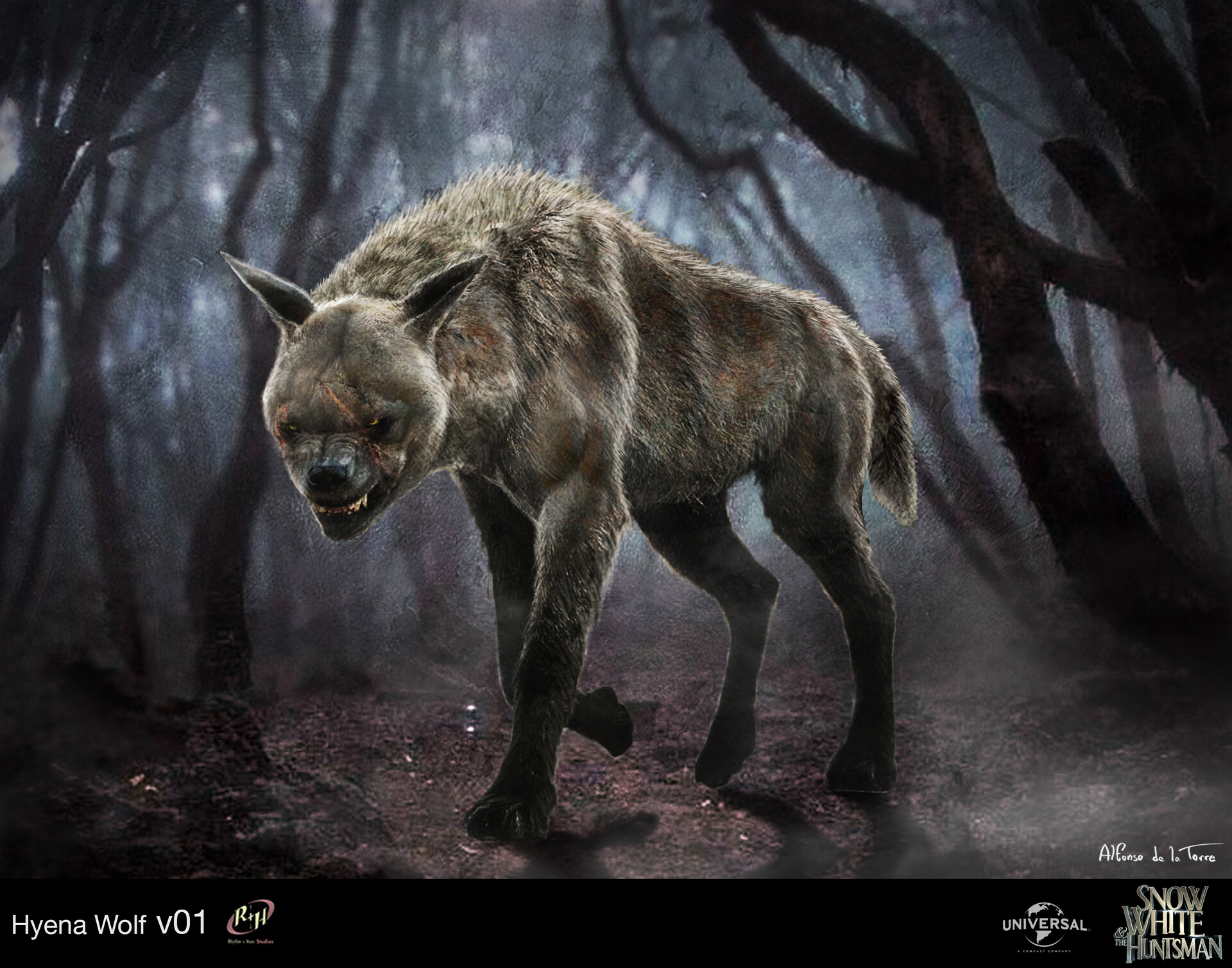 Alfonso de la Torre - "Snow White and the Huntsman" Hyena Wolf