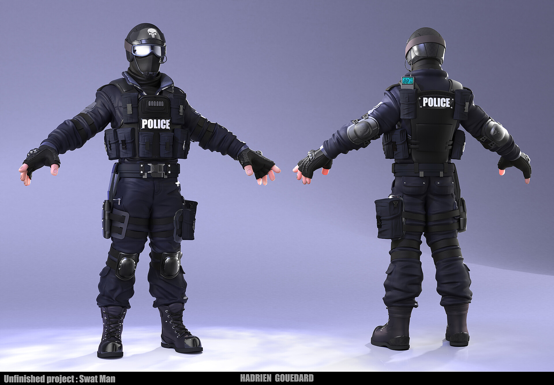 ArtStation - Swat man