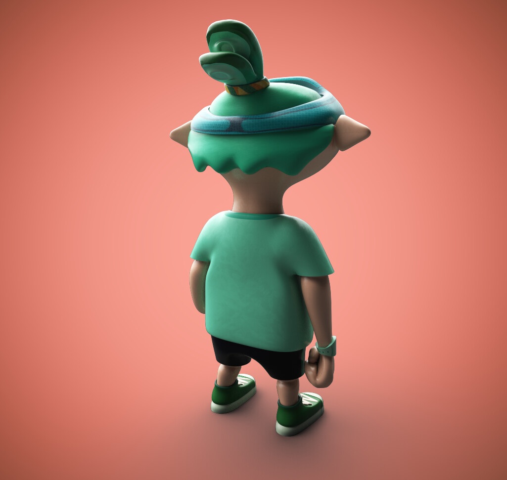 William Whitehead - Splatoon Splat Tim 3D Model