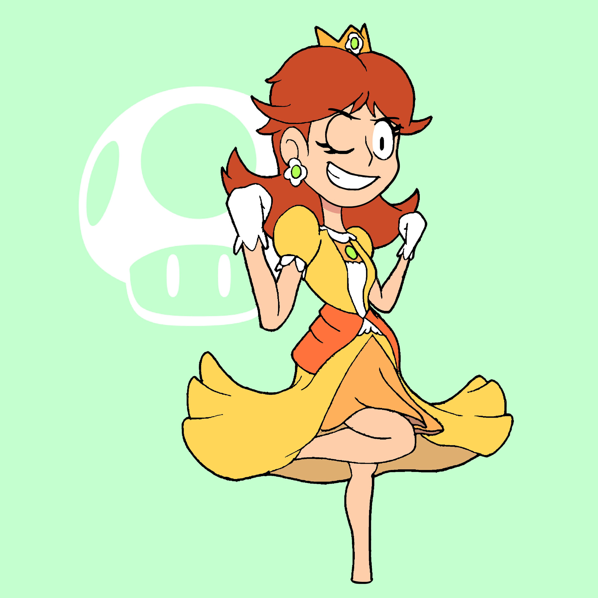 ArtStation - Daisy - Smash Bros. Girls