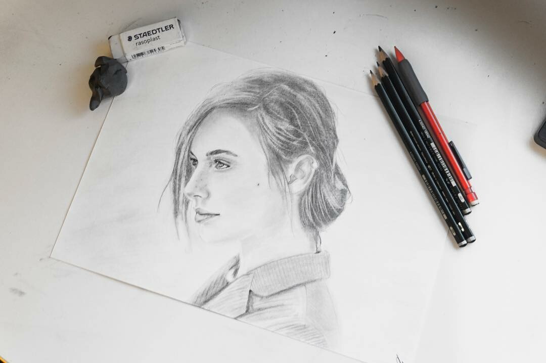 ArtStation - Pencil on paper