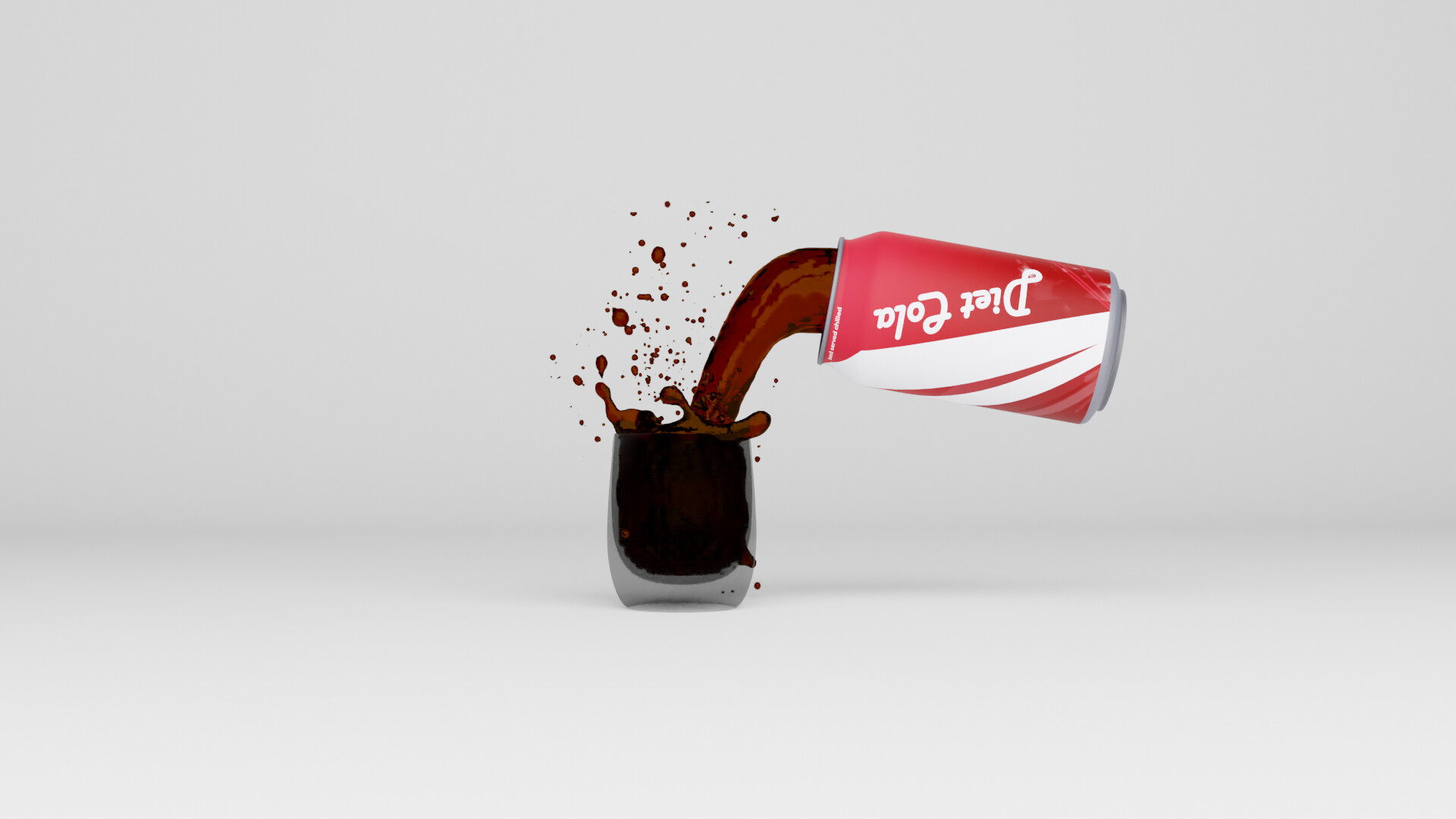 ArtStation - Coke Splashes