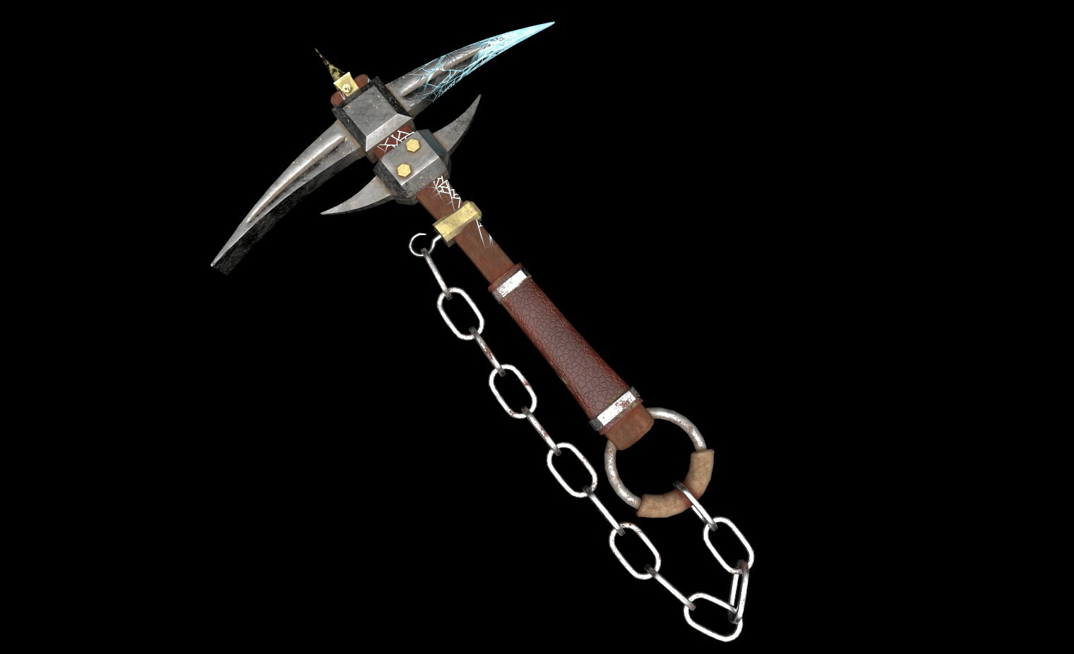 ArtStation - Tempest Thunder Crack - Magic Fantasy Pickaxe