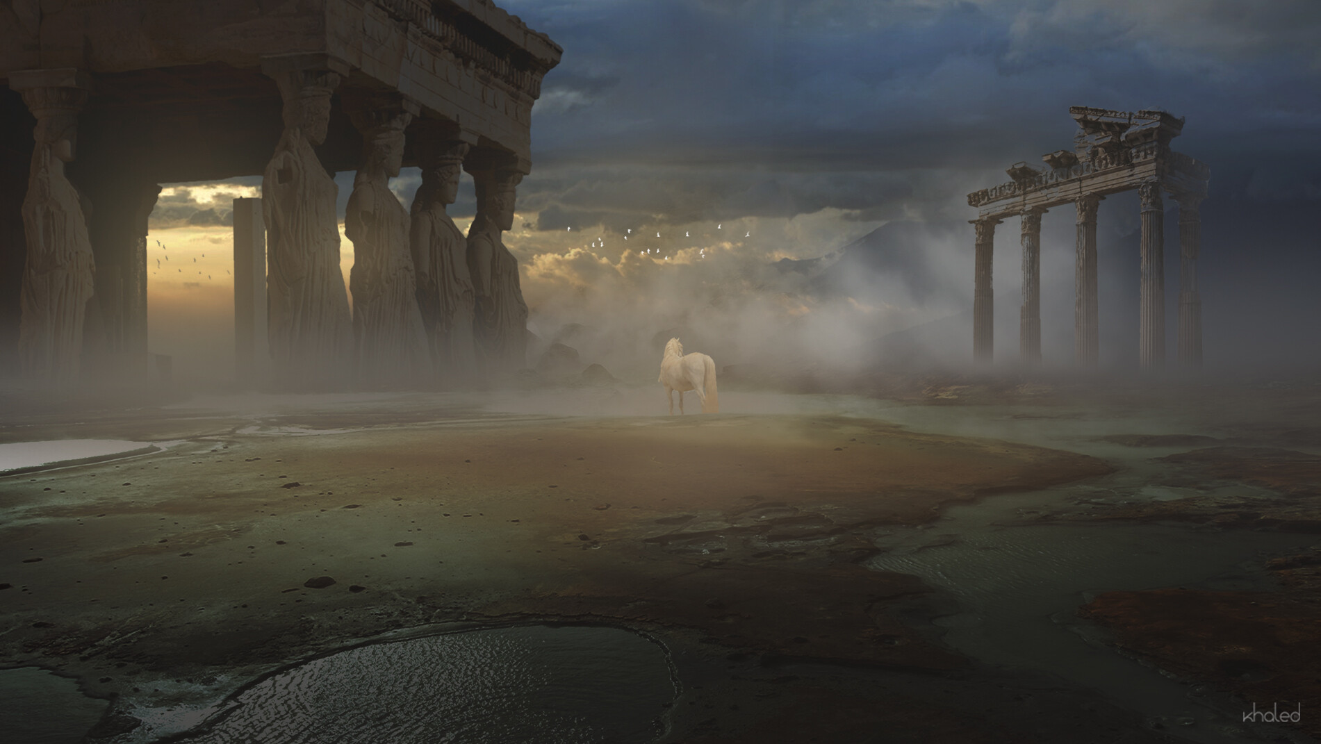 ArtStation - collapse of civilization