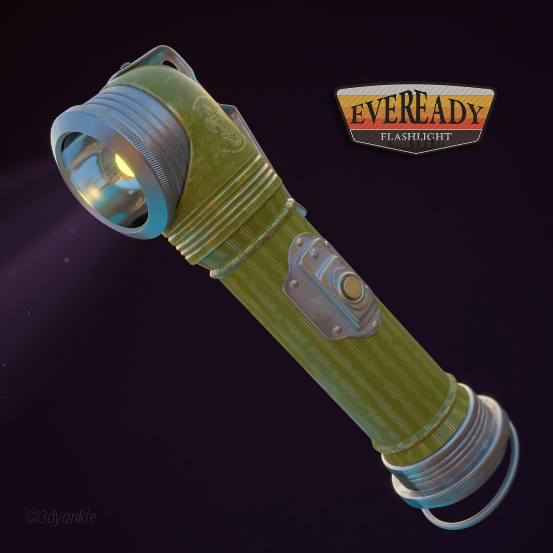 ArtStation - The Eveready Official Boy Scout Flashlight.