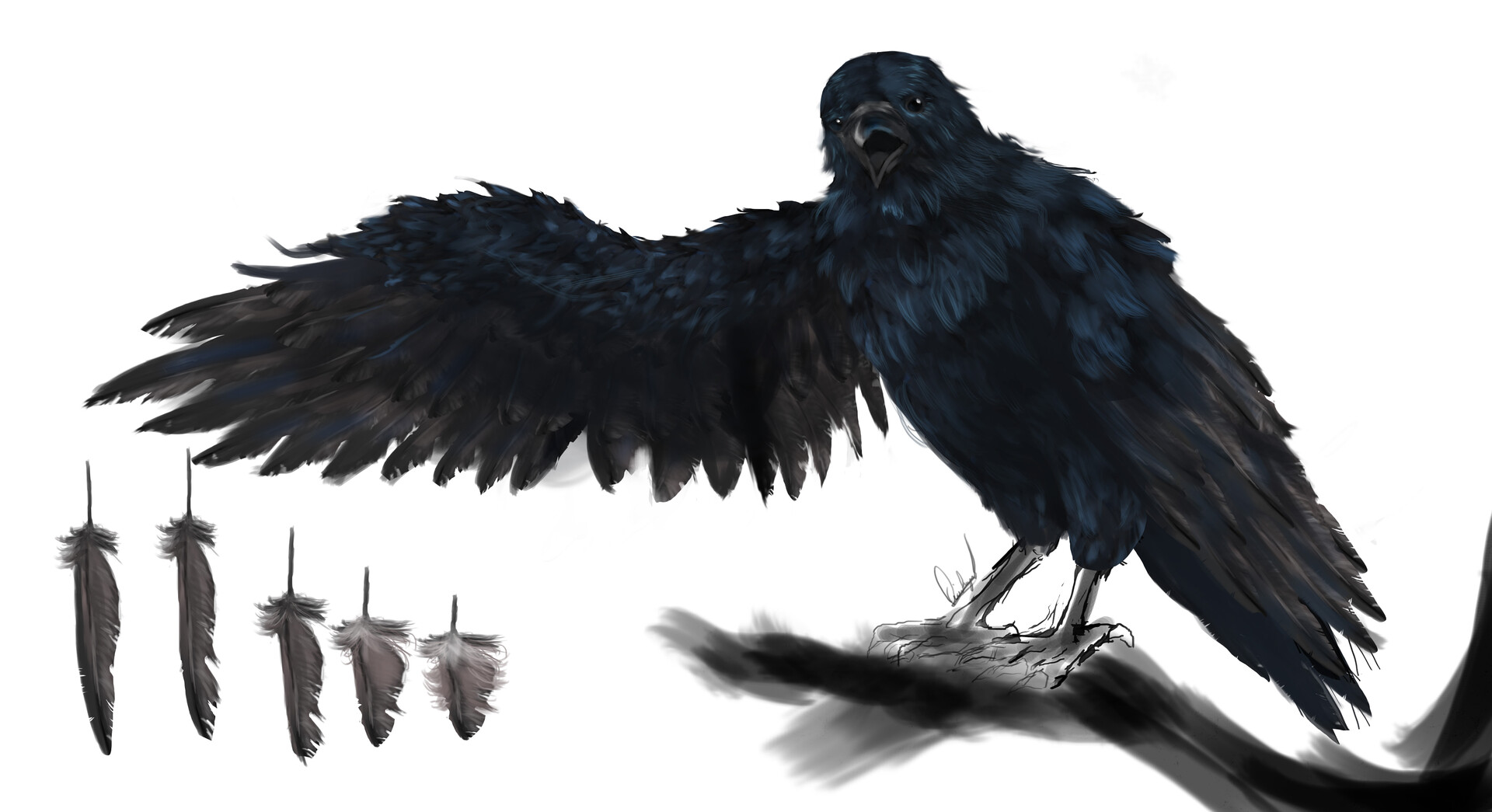 ArtStation - Cuervo practica