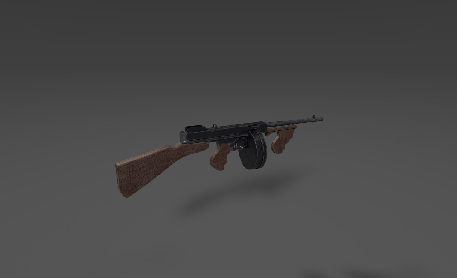 ArtStation - Thompson Submachine Gun