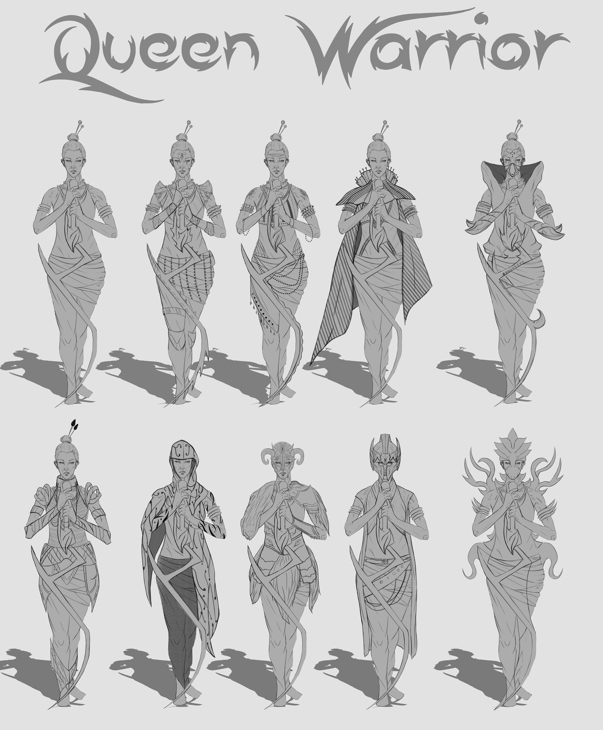 ArtStation - Queen Warrior