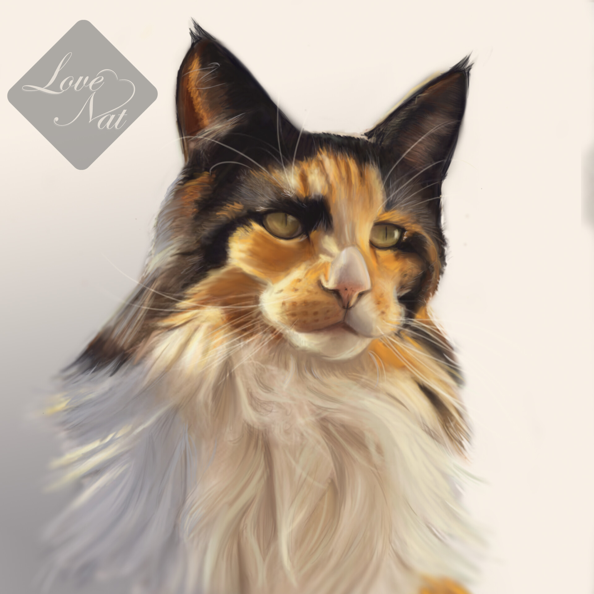 ArtStation - Gypsy the cat