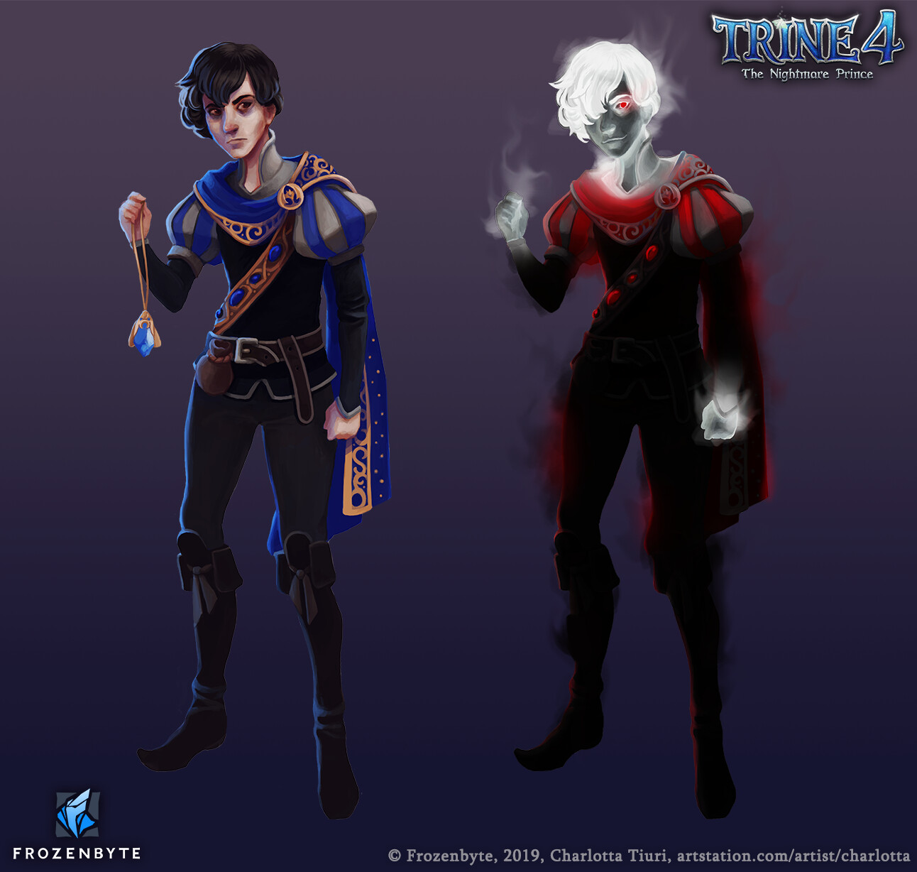 Charlotta Tiuri - Trine 4: Various Character Concept Art