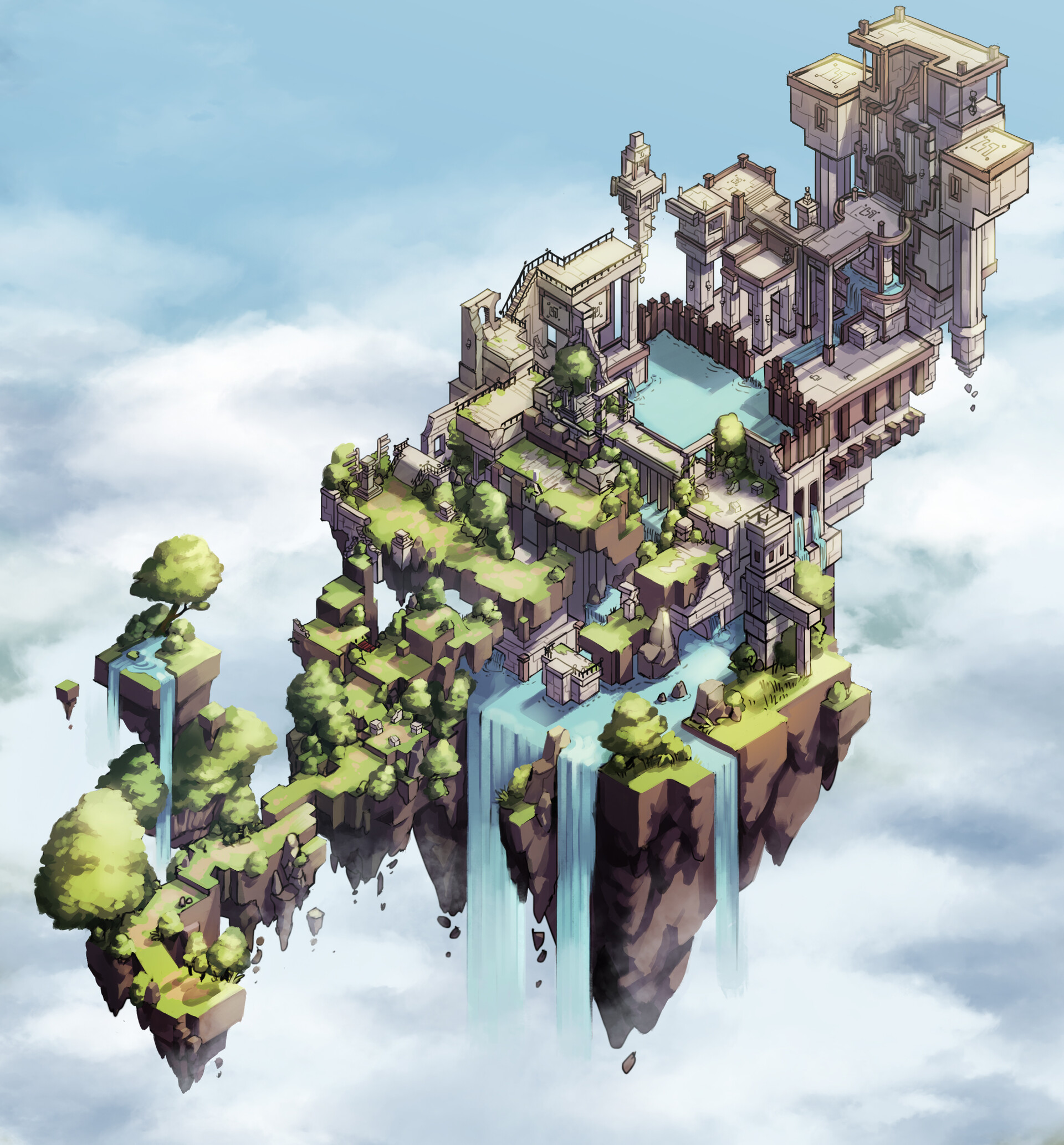 ArtStation - sky island