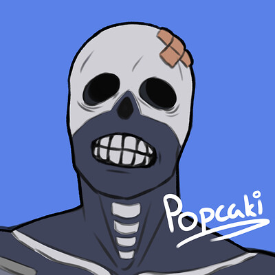 how to draw chibi skull trooper