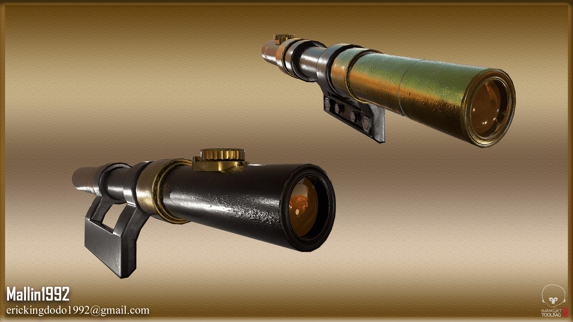 Malls Wang - Dieselpunk Self-Loading Rifle
