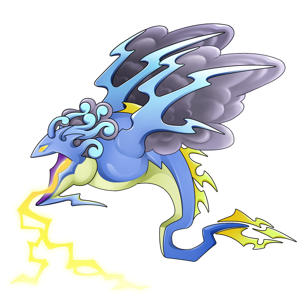 ArtStation - Thunder dragon