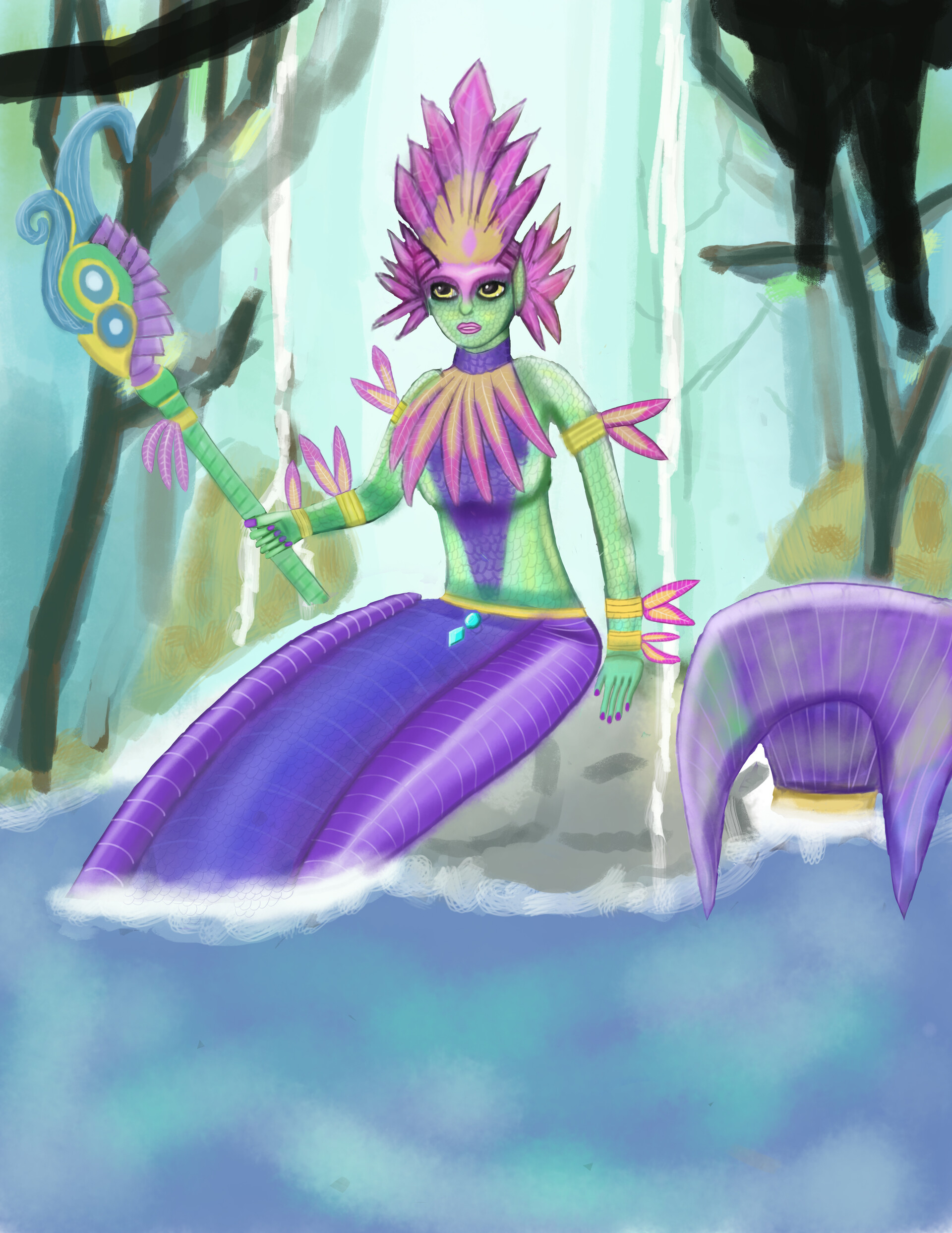 ArtStation - Nami - MerMay Fanart