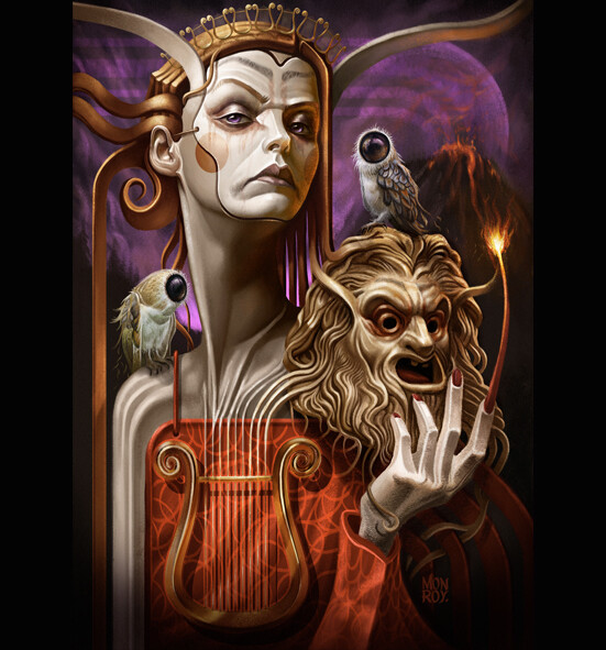 ArtStation - Melpómene. Tragedy muse