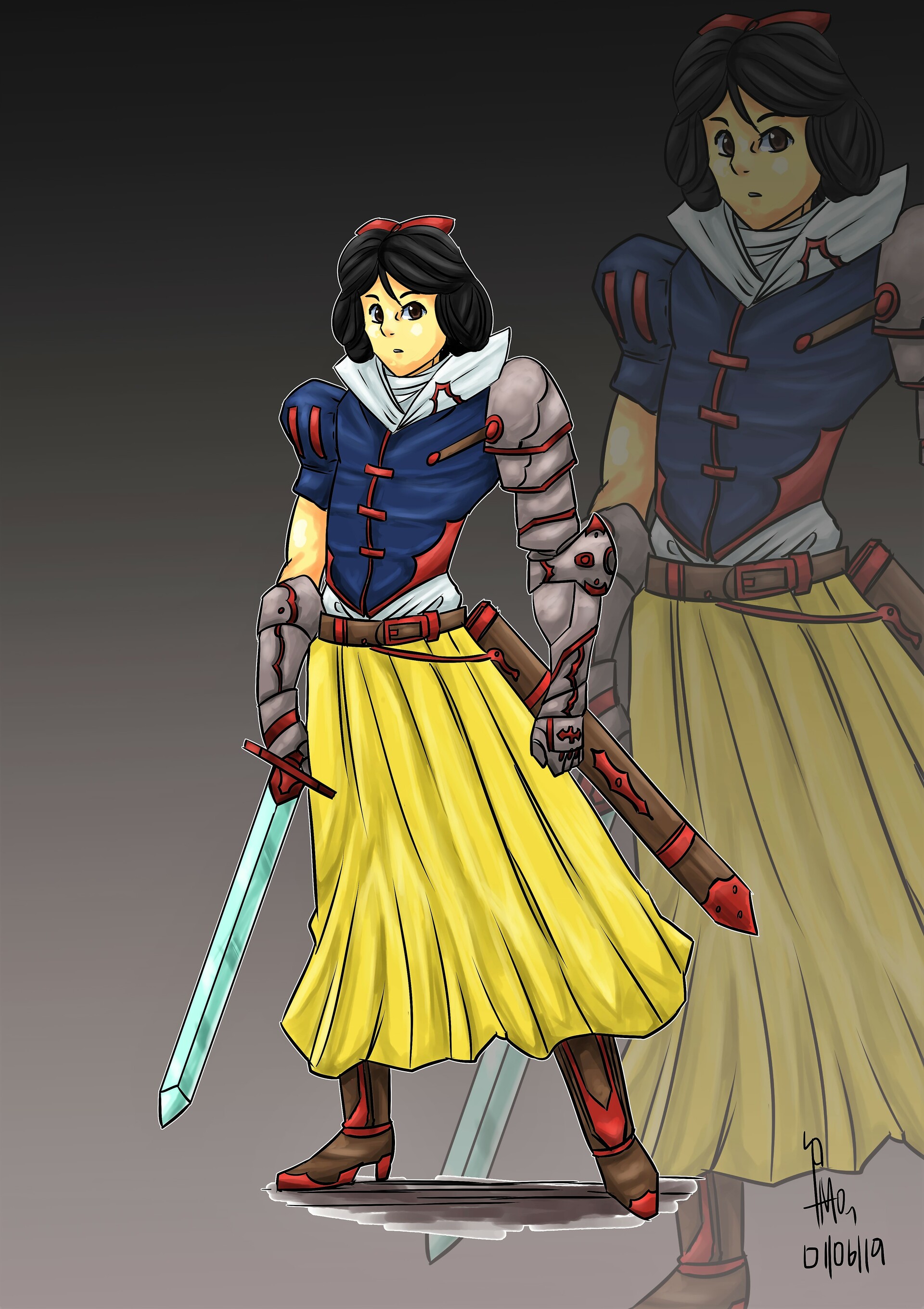 ArtStation - Disney princess rpg - Snow White!