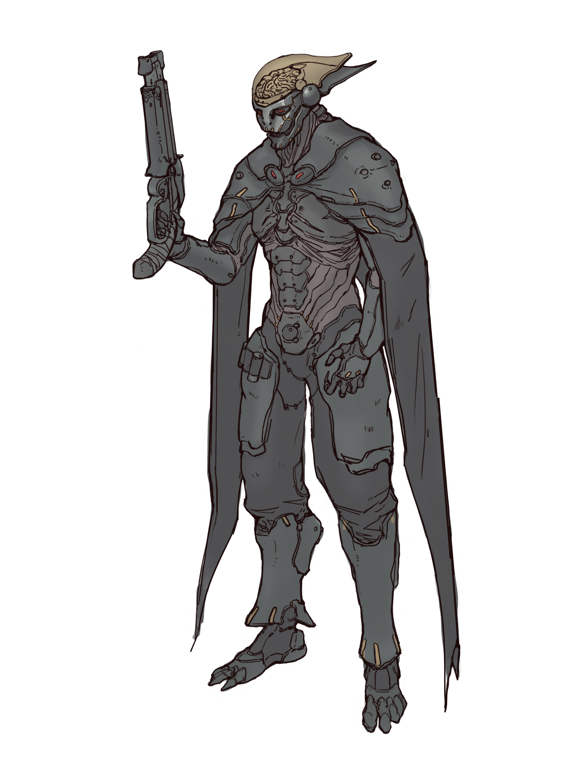 ArtStation - Tonkusatsu Hero Redesign: Hakaider