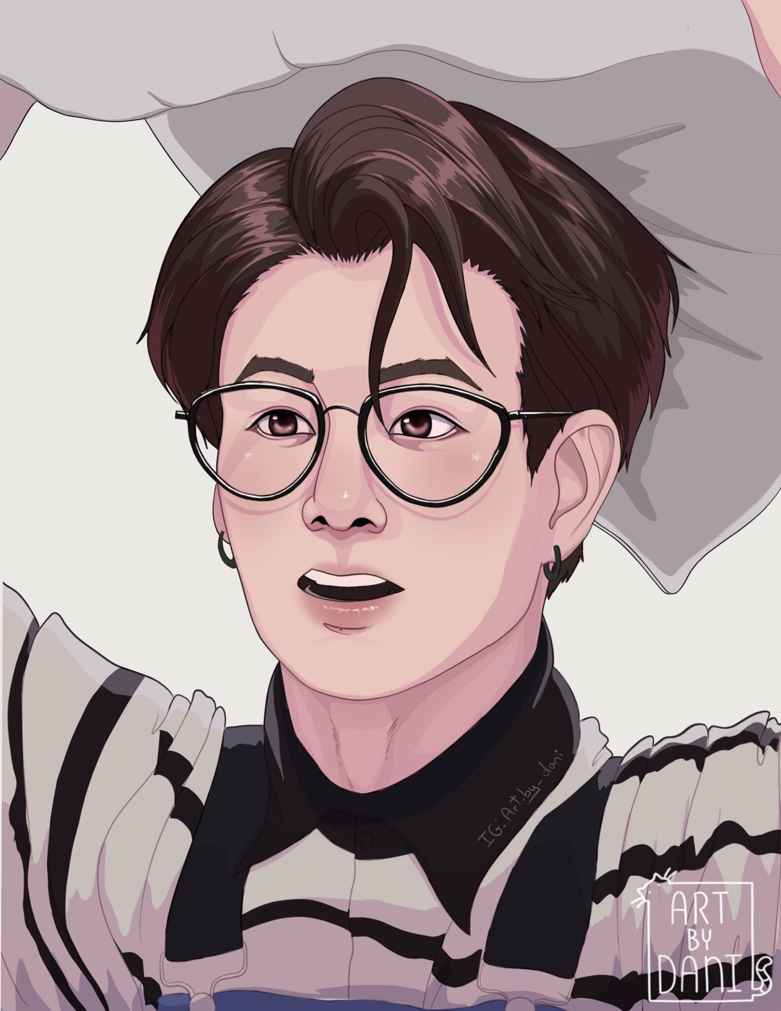 how to draw jungkook cartoon