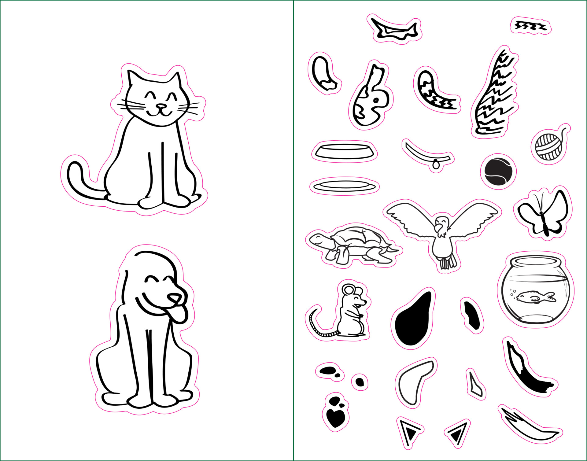 ArtStation - Family Stickers Animals