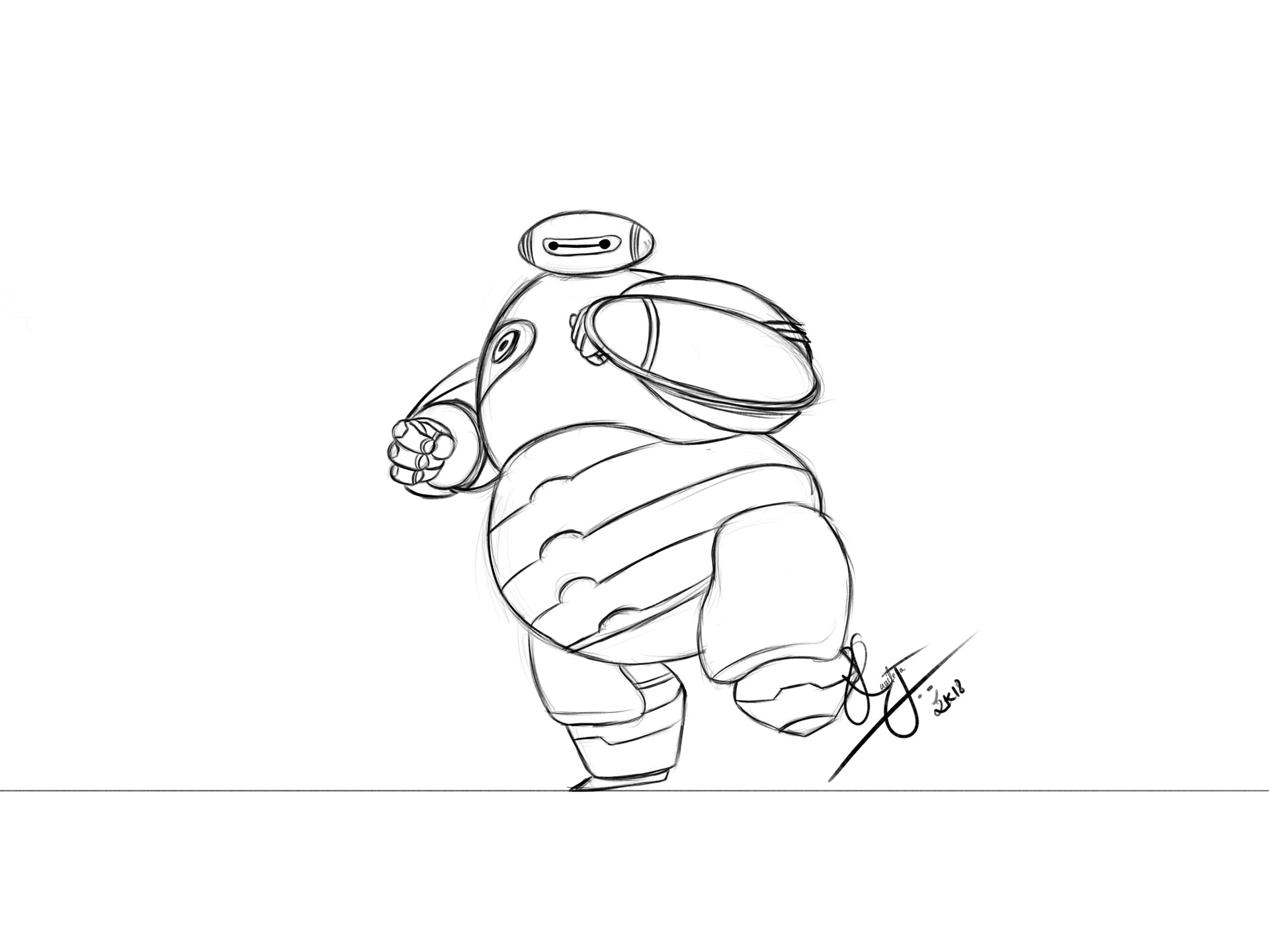 coloring pages baymax
