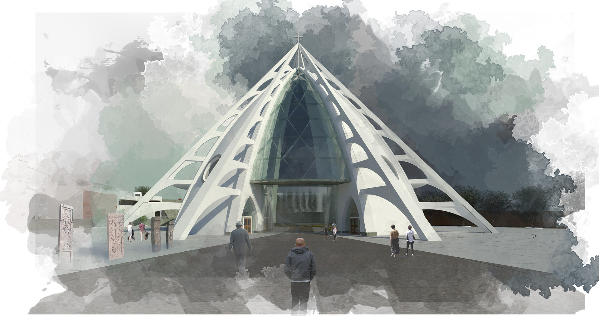 ArtStation - Modern church