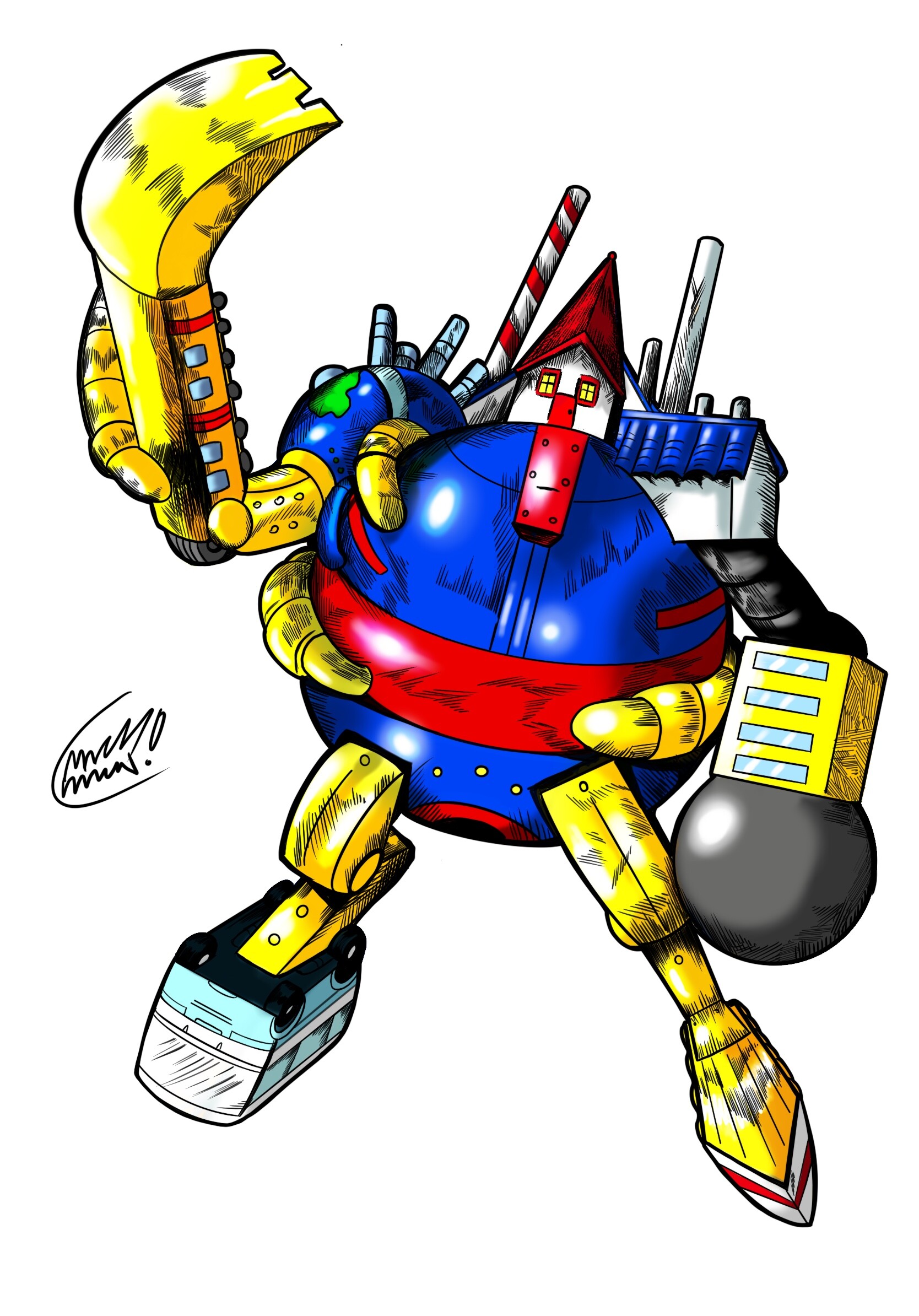 ArtStation - Tech Romancer Reboot- Bolon