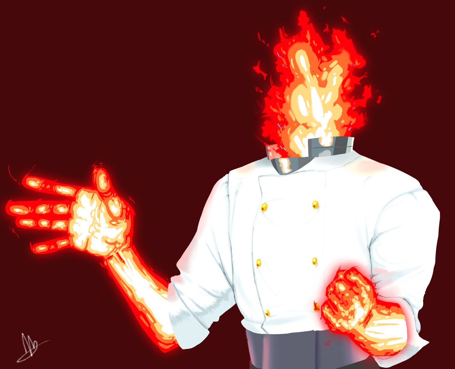 ArtStation - Fire chef