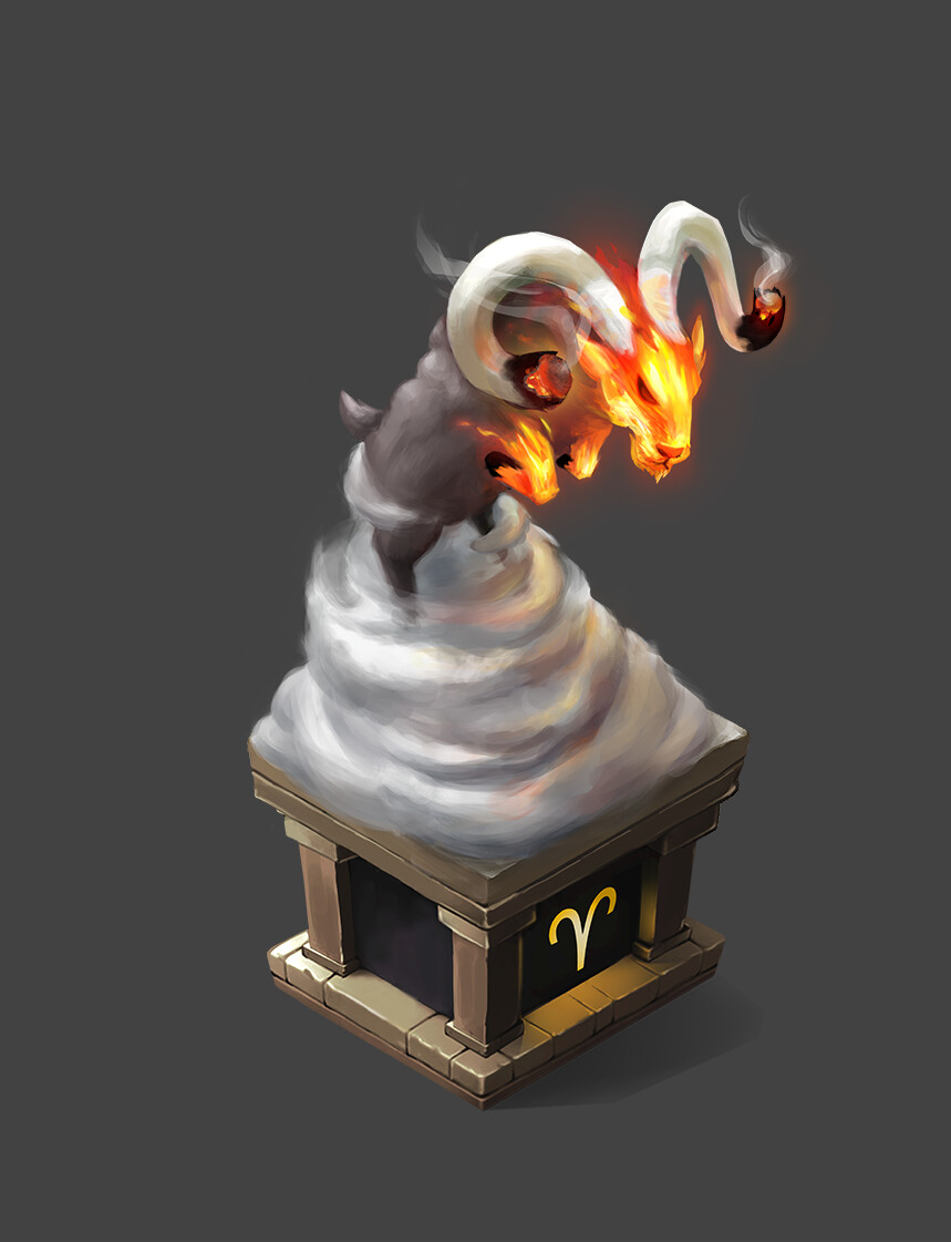 ArtStation - Hempire Aries Statue