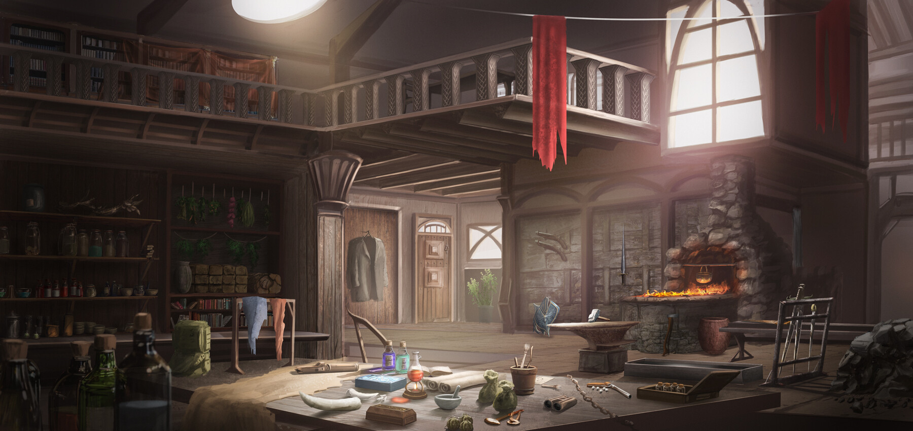 ArtStation - hunter room