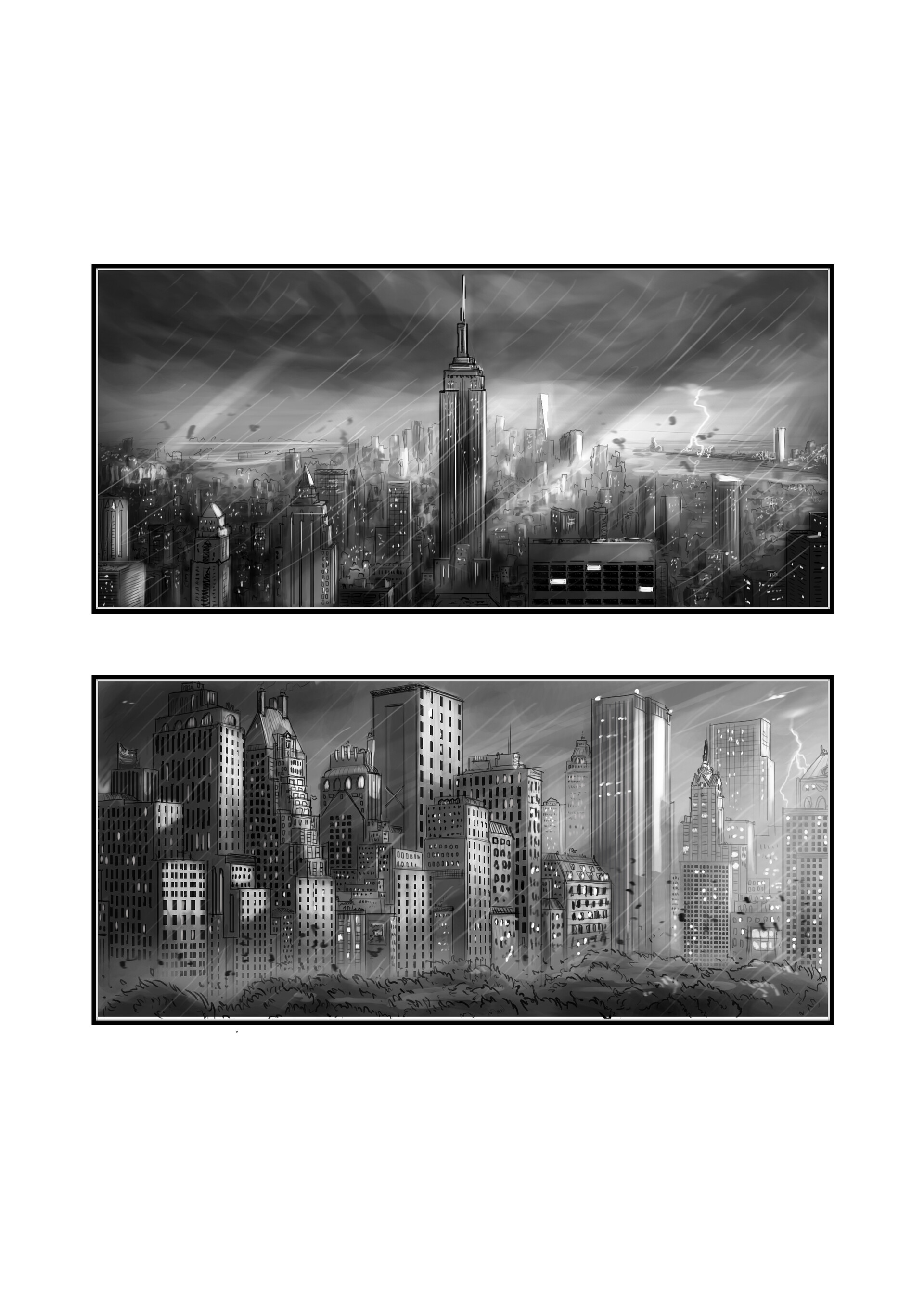 ArtStation - STORYBOARD - SHORT MOVIE "NEW YORK"