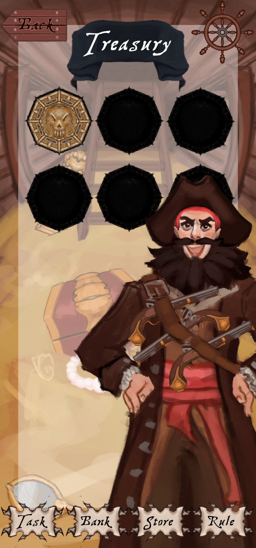 ArtStation - Pirate Treasury page