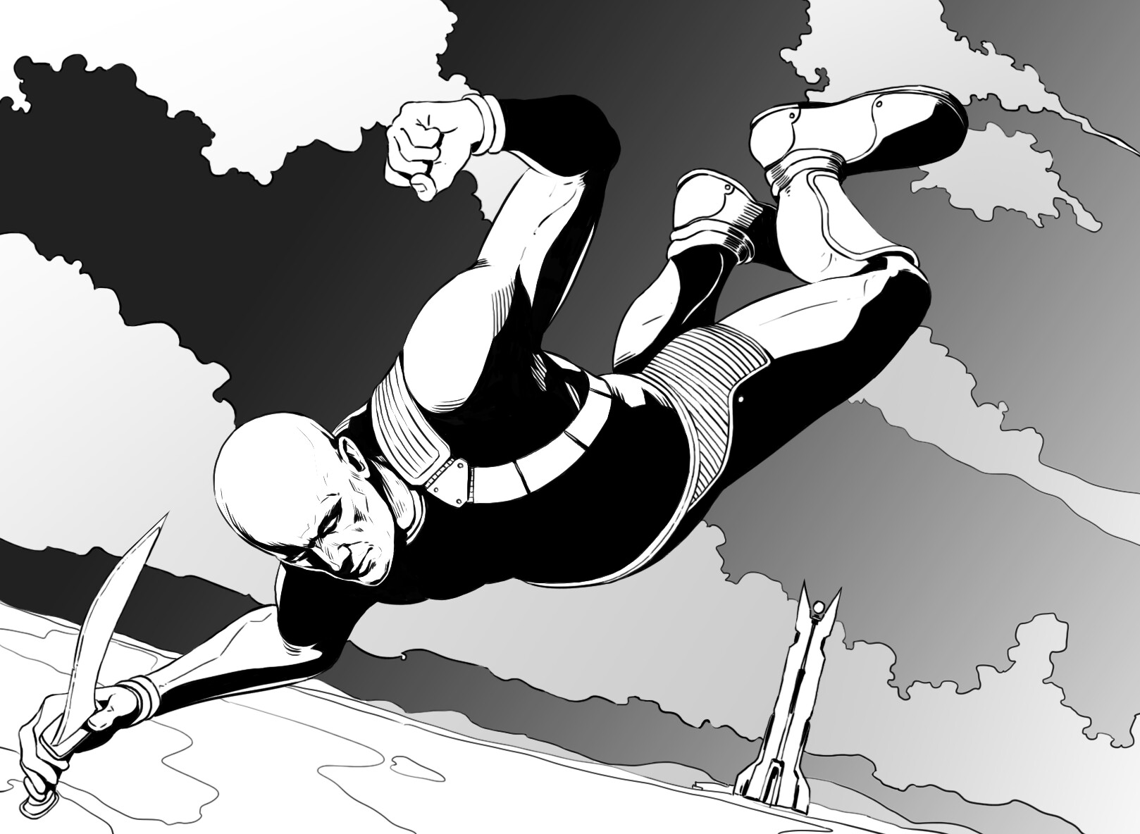 ArtStation - Falling down