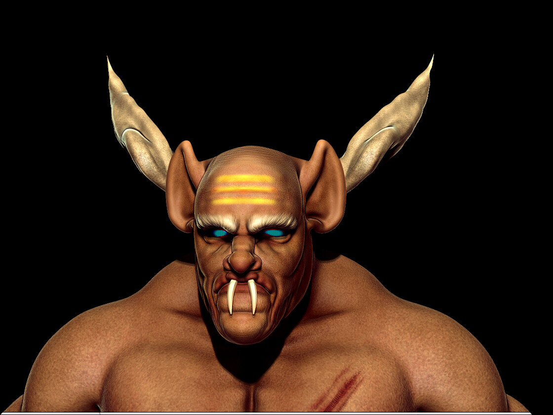 ArtStation - monster body sculpt