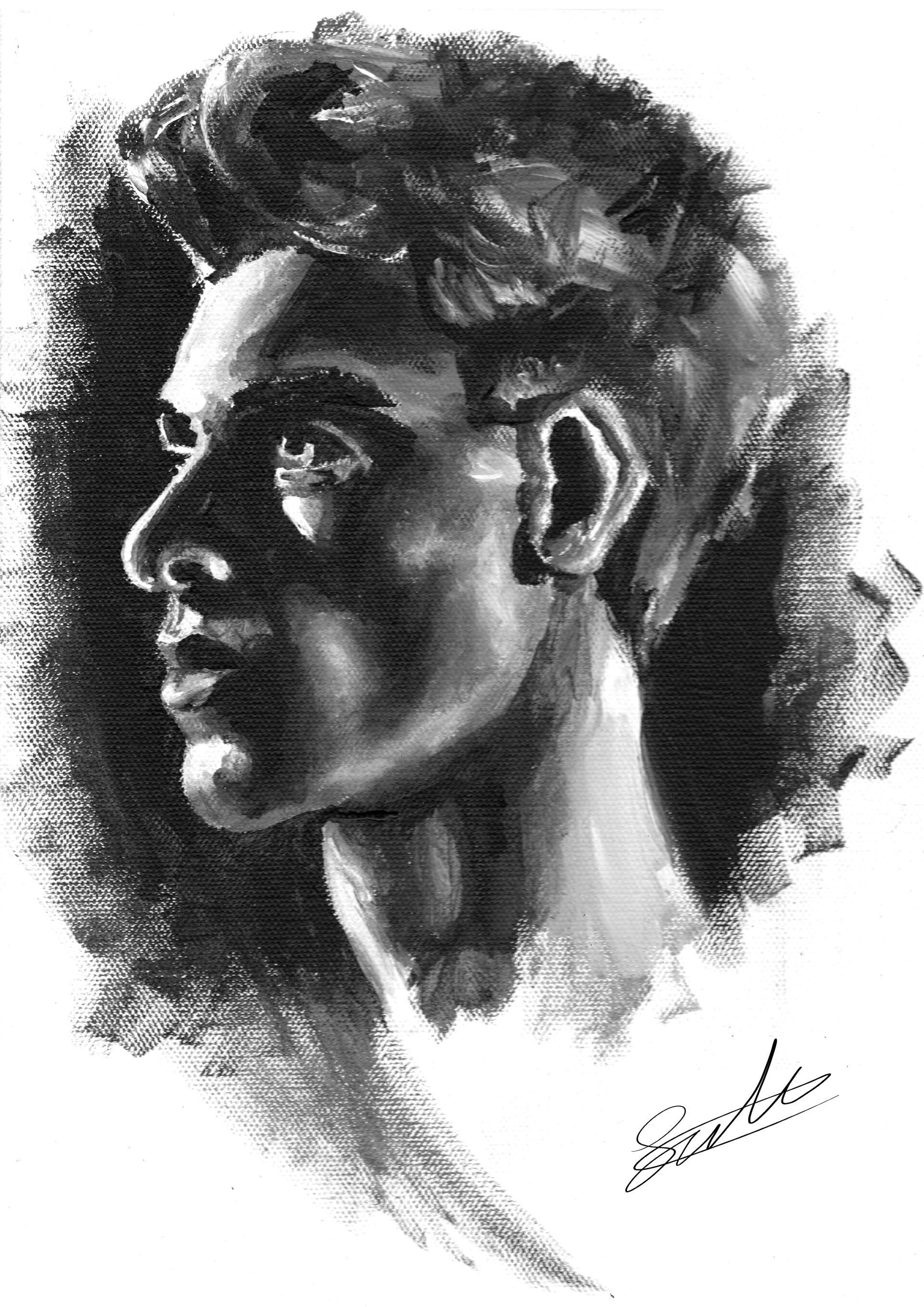 ArtStation - Male head portrait