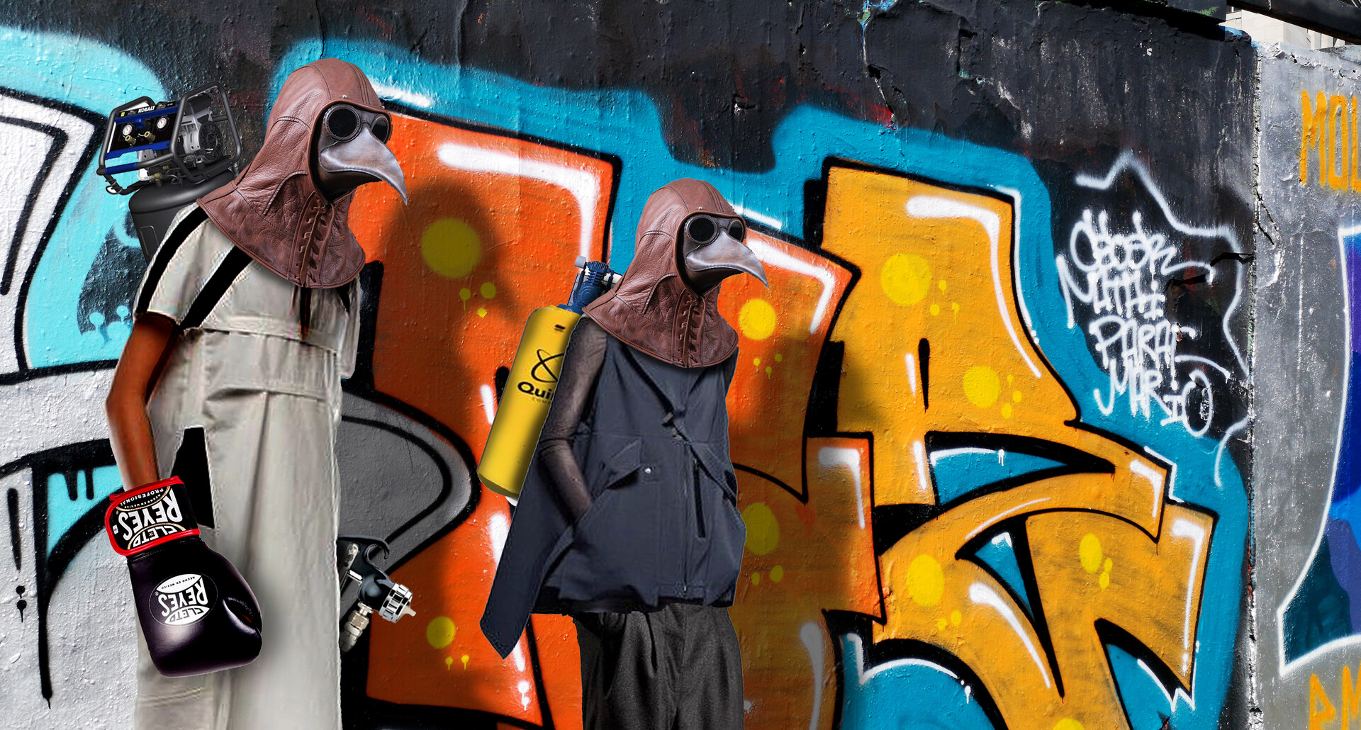 ArtStation - 'Yama & Yami'; Europa Gangs - Plague Doctor Gang Members ...