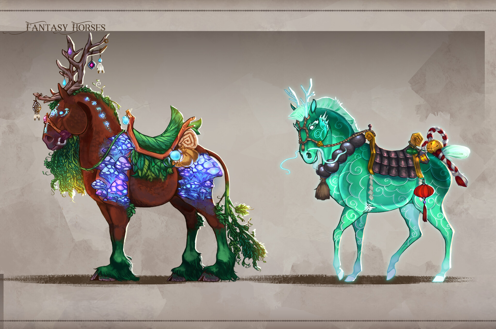 Roxanne Chartrand - Horses Concept