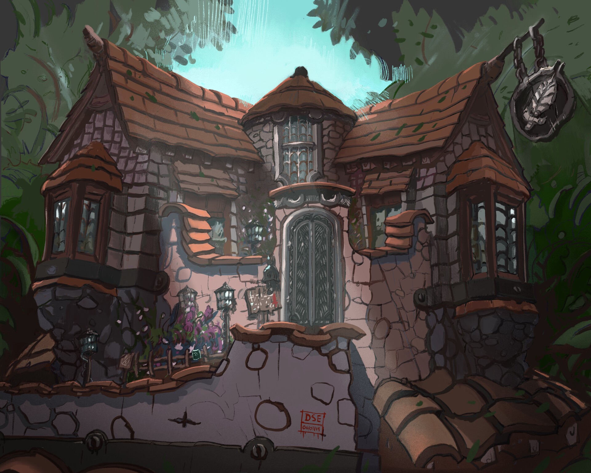 ArtStation - Not-so-much battered stronghold, David Sanjuan Enciso