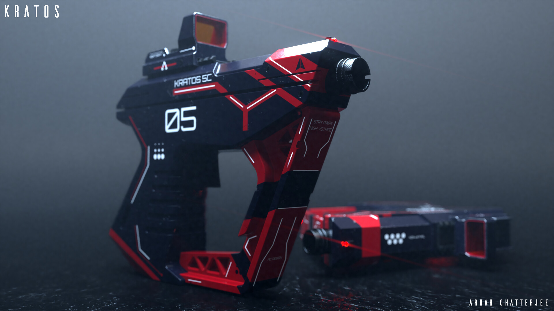 ArtStation - KRATOS - Pepper balls and Spray gun